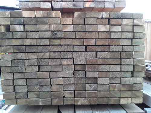 Softwood Sawn Treated Larch Timber Rails