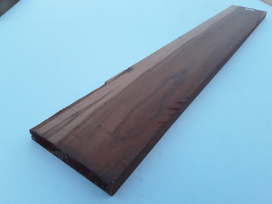 HARDWOOD TIMBER KILN DRIED RHODESIAN TEAK PLANK / BOARD OFFCUT * RARE