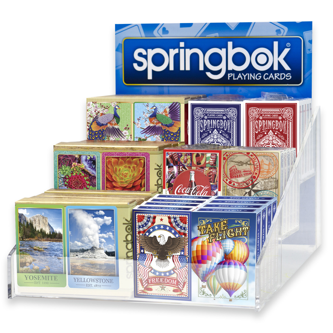 Acrylic Playing Card Table Top Display