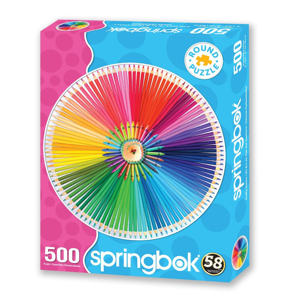 Crafty Colors 500 Piece Jigsaw Puzzle