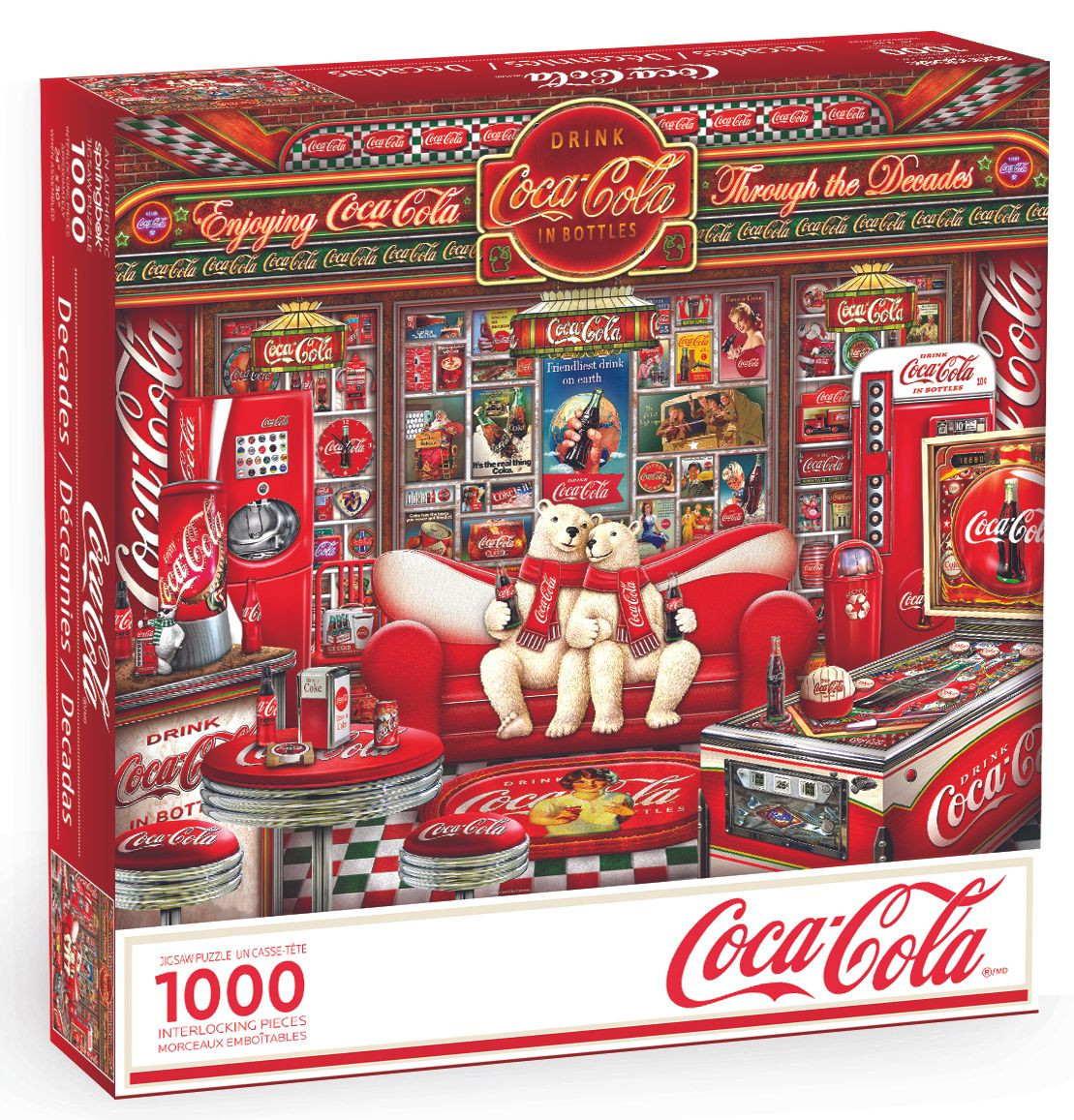 Photomosaic Puzzle MasterPieces Coca-Cola - Tailgate 1000 Piece Jigsaw ...
