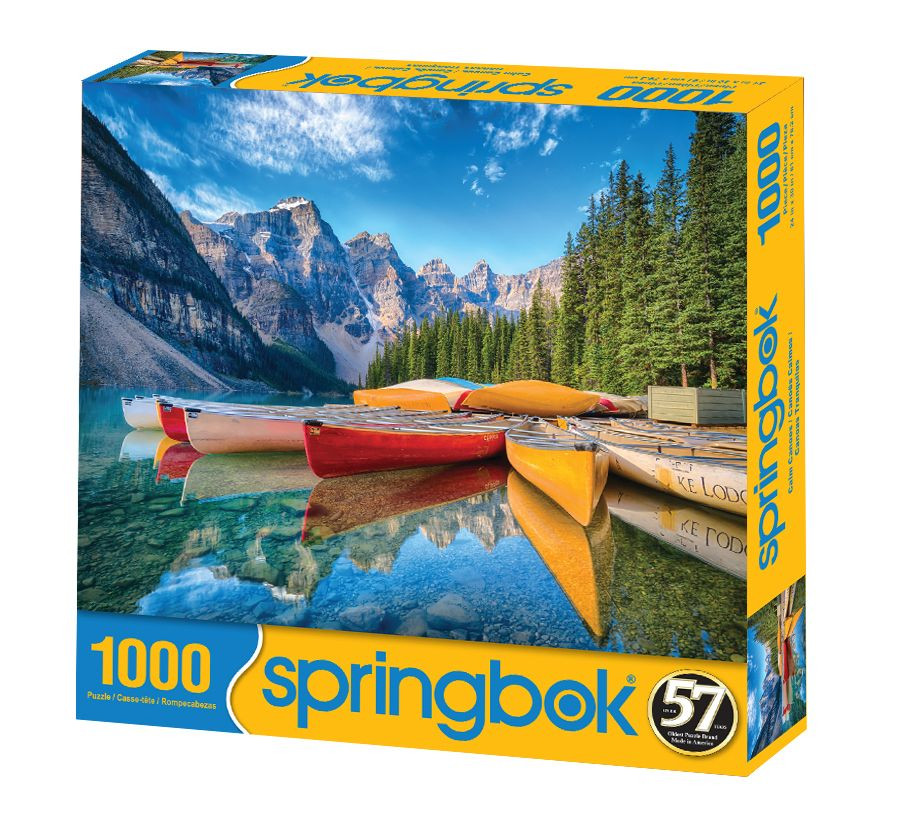 Calm Canoes 1000 Piece Jigsaw Puzzle