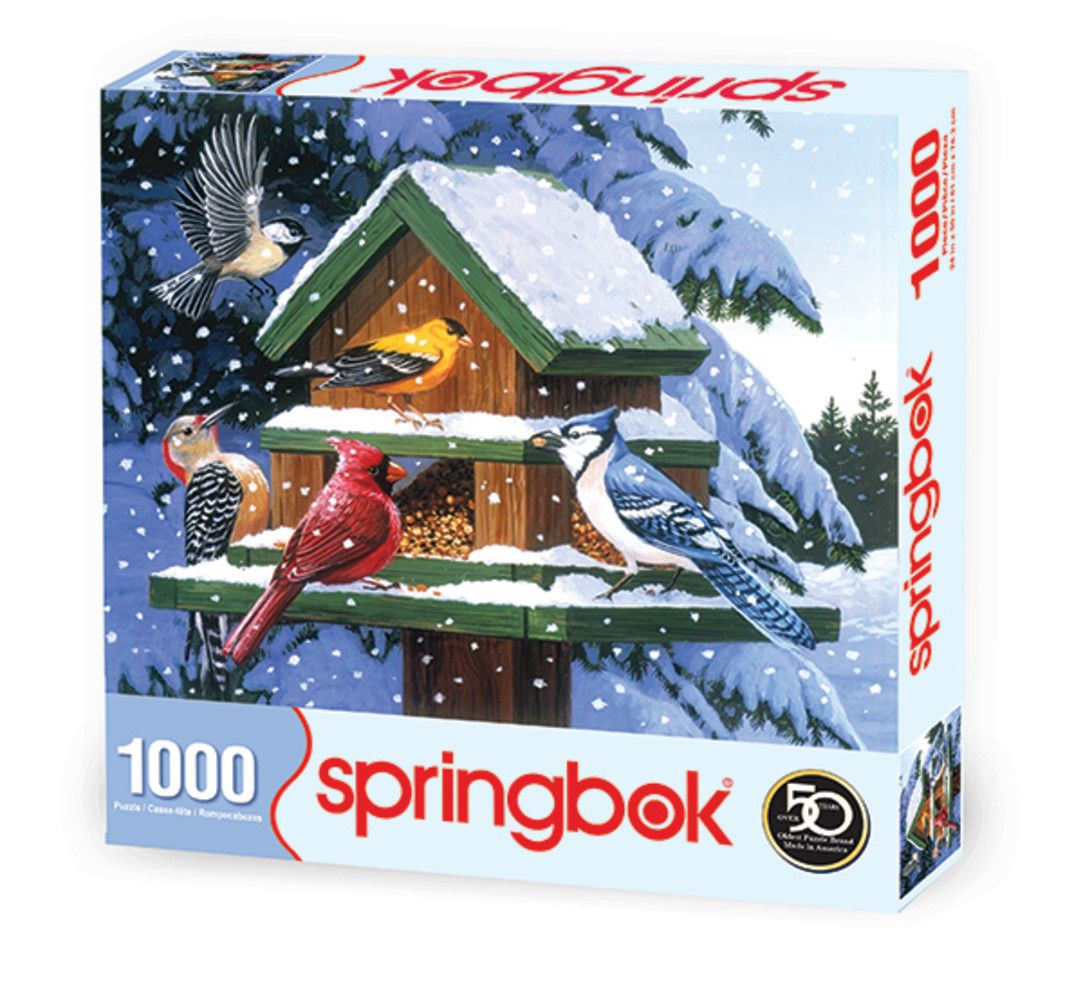 Winter Feeder 1000 Piece Jigsaw Puzzle