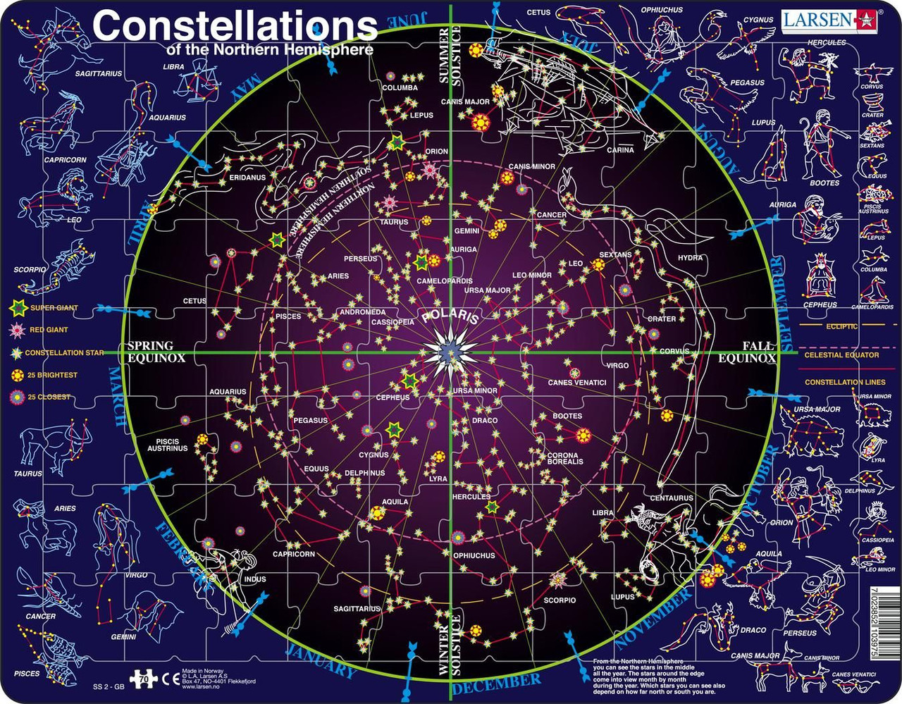 Constellation 70 Piece Children's Jigsaw Puzzle