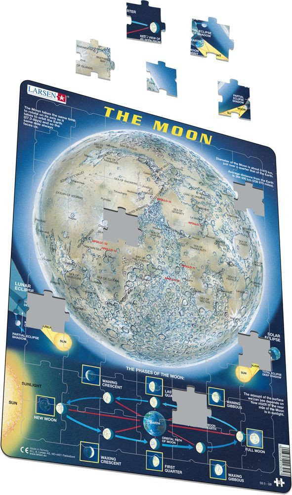 The Moon 70 Piece Children's Educational Jigsaw Puzzle