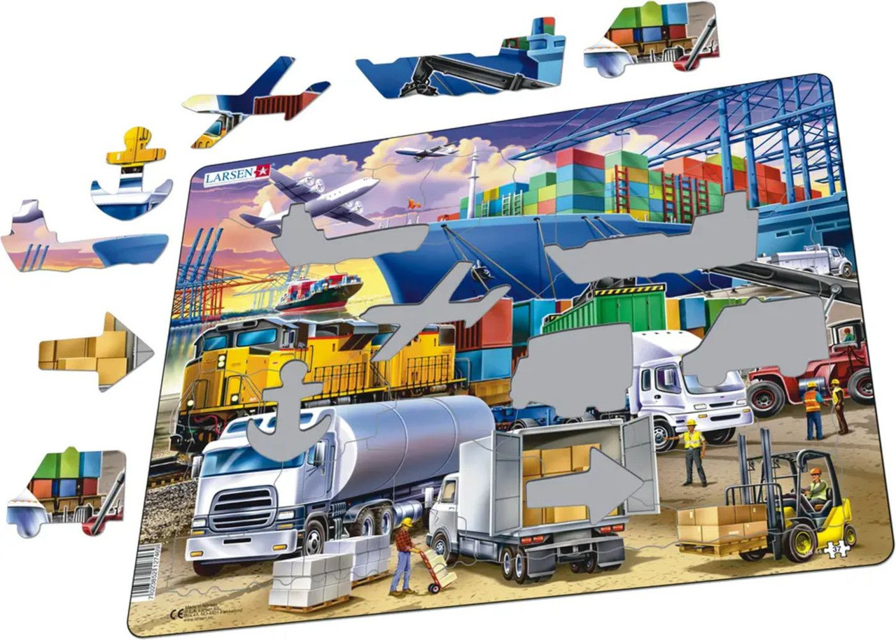 Transport 37 Piece Children's Educational Jigsaw Puzzle