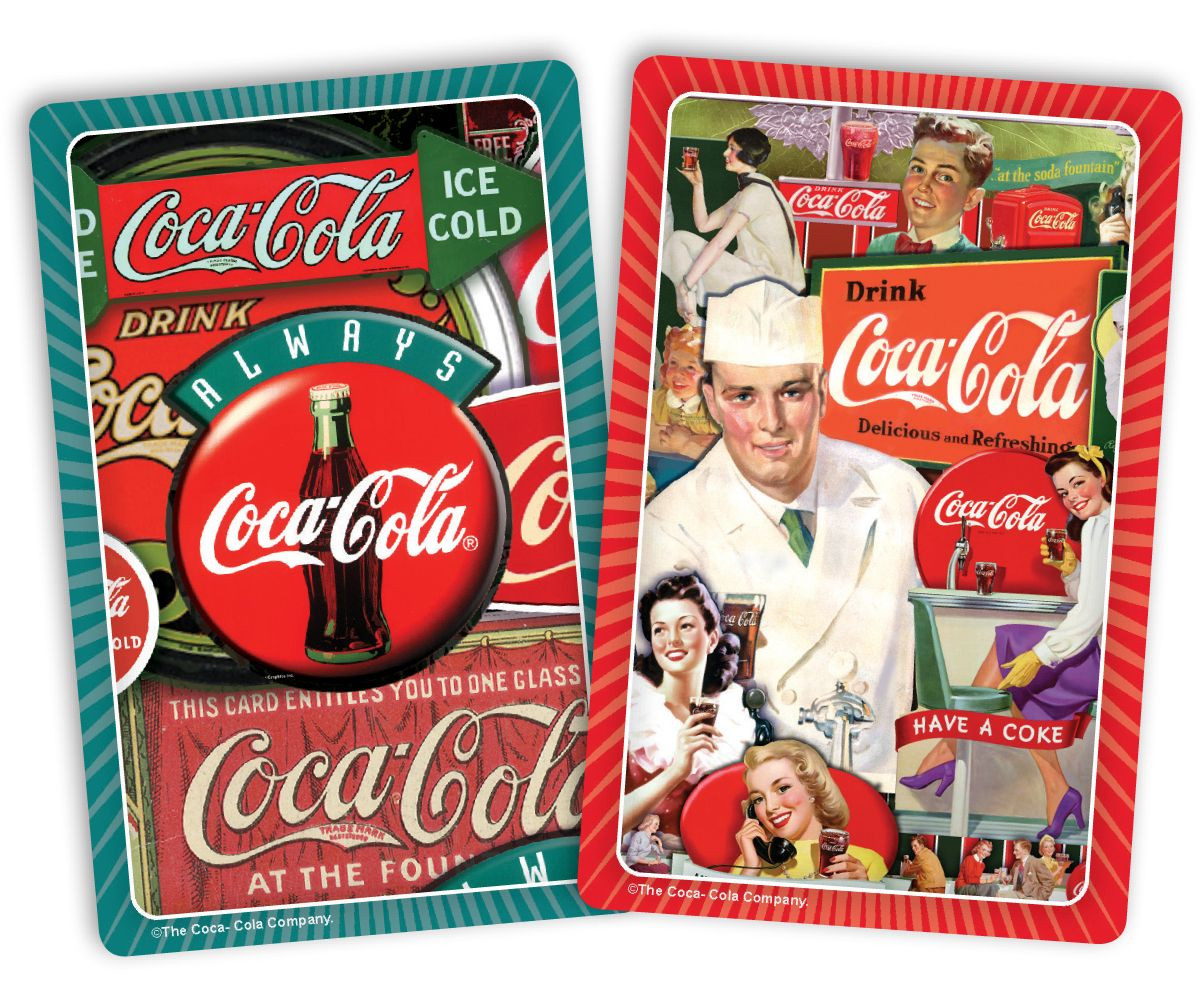 Coca-Cola Classics Standard Index Playing Cards