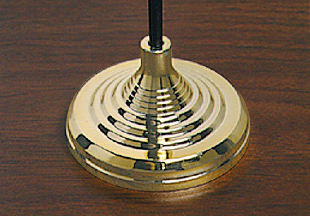 Stylized Flag Base for 4" x 6" Stick Flags - Black Styrene