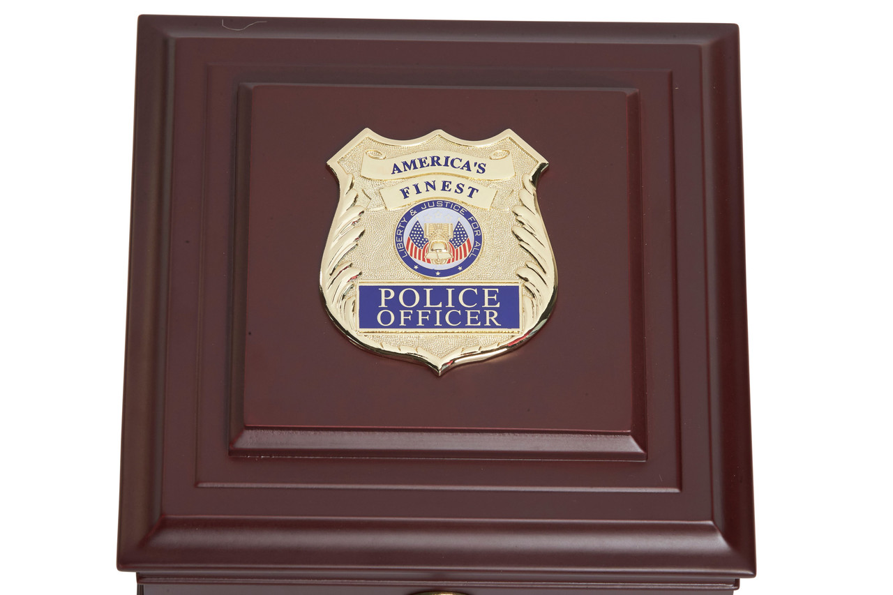 Police Department Medallion Desktop Box