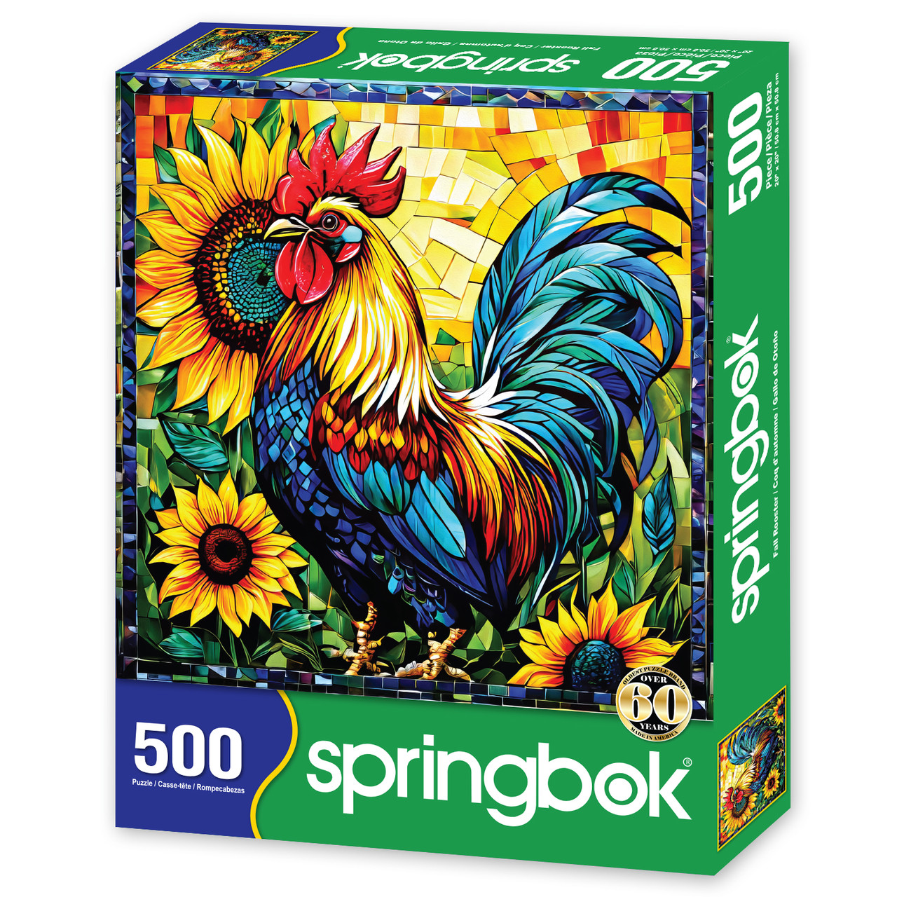 Fall Rooster 500 Piece Jigsaw Puzzle