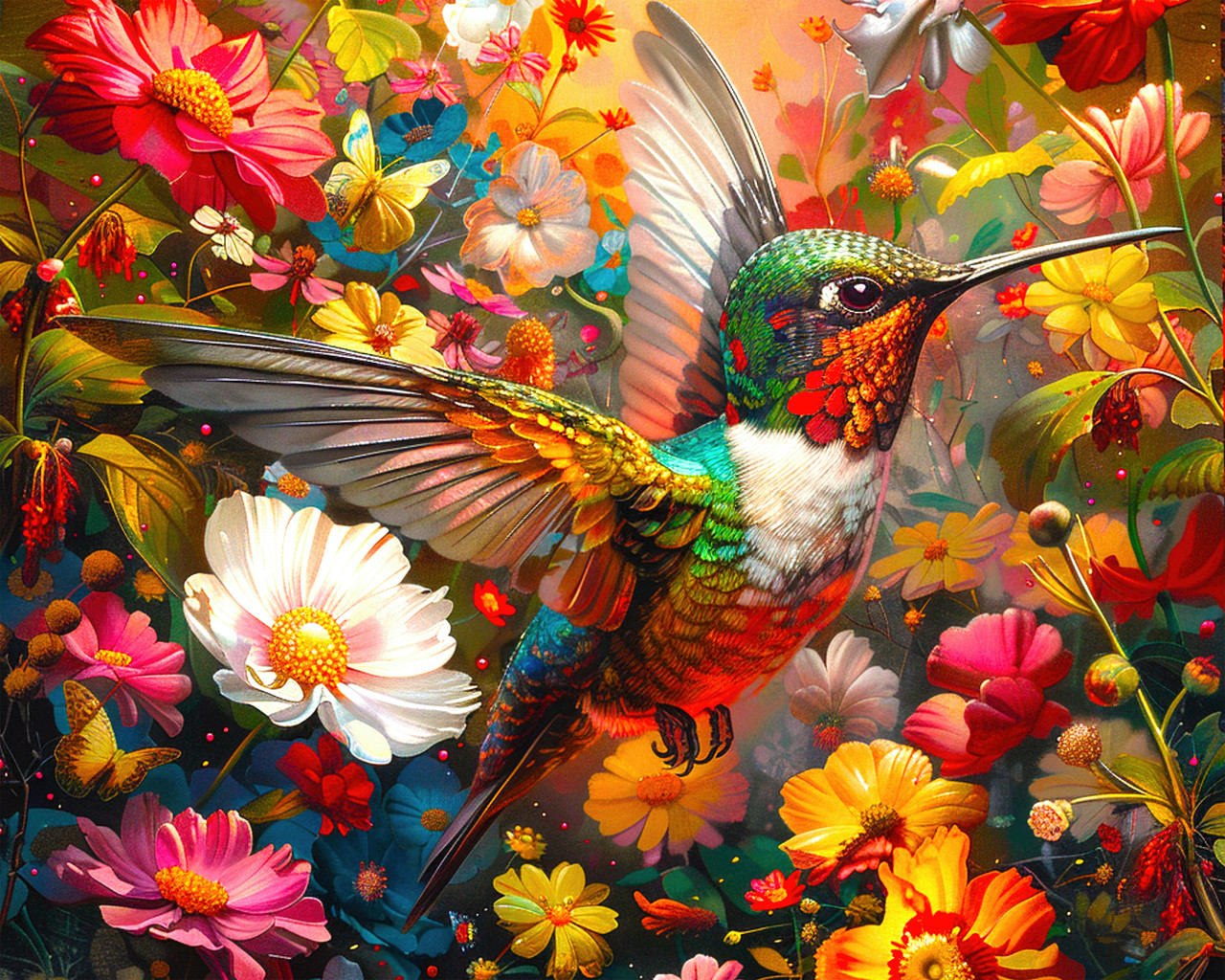 Hummingbird Dream 1000 Piece Jigsaw Puzzle