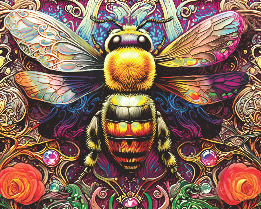Amazing Bee 1000 Piece Jigsaw Puzzle