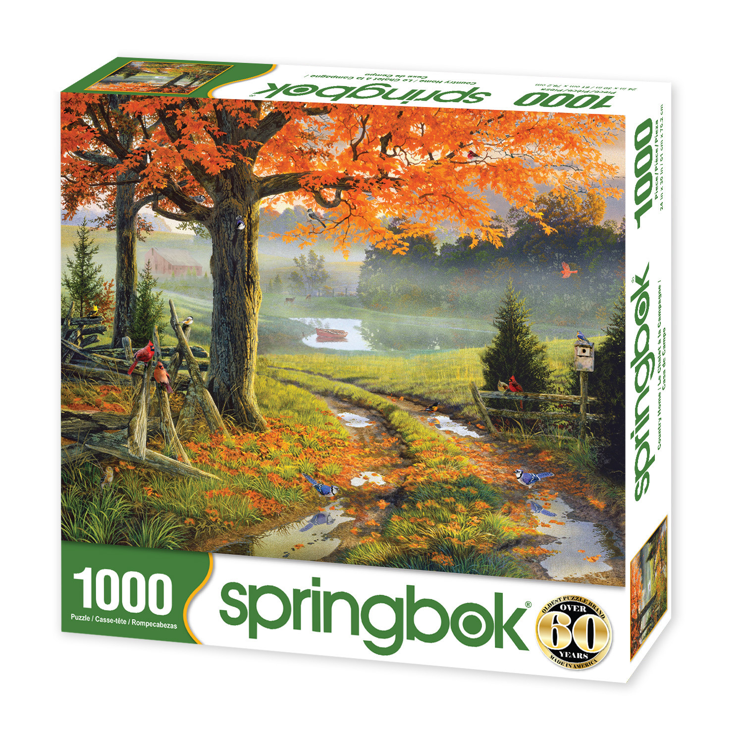 Country Home 1000 Piece Jigsaw Puzzle