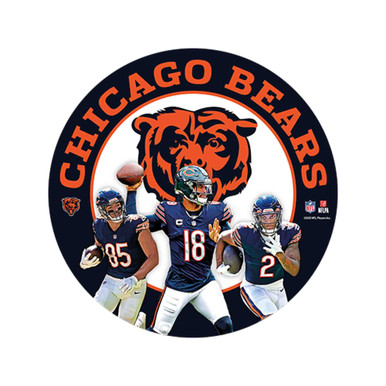 CHICAGO BEARS ROUND X-METAL