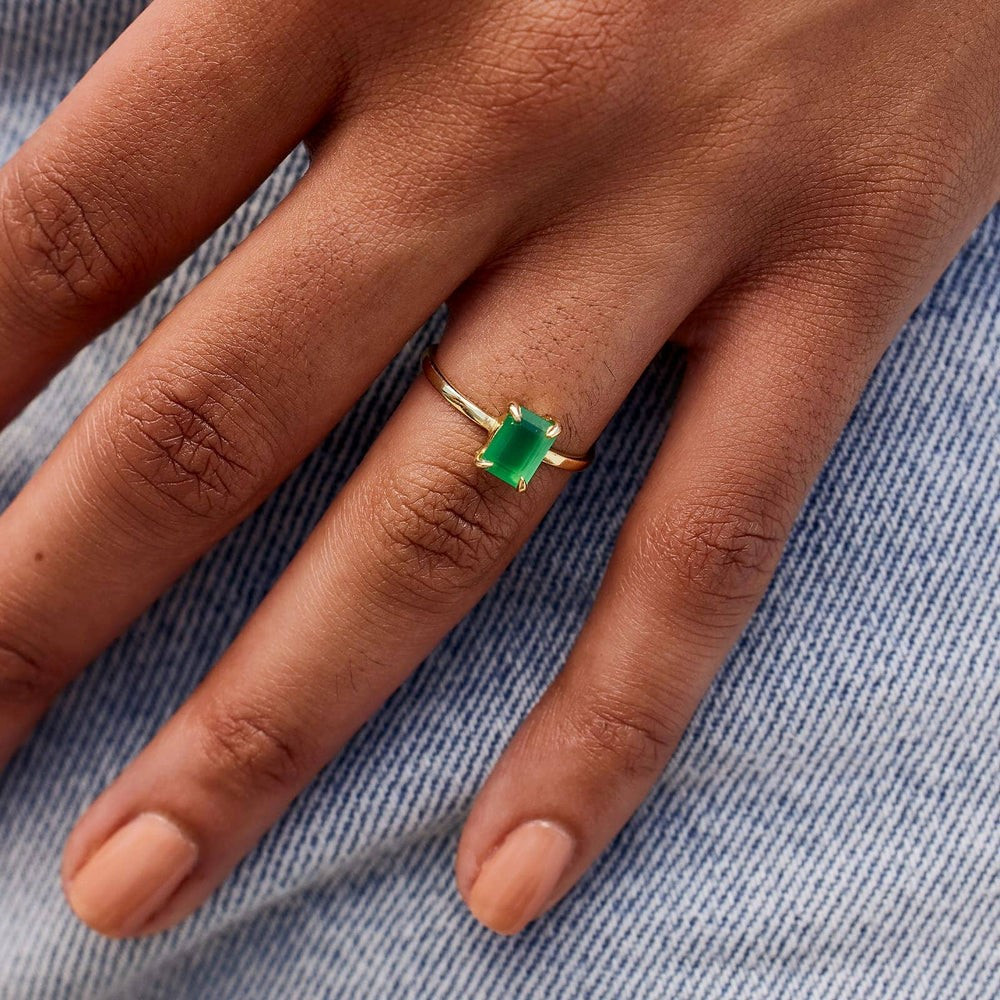 Emerald Statement Ring - Kókomo