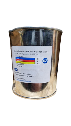 Clearco Foodgrade Silicone Grease 3005 NSF H1 1LB Tub - Seneca Tank