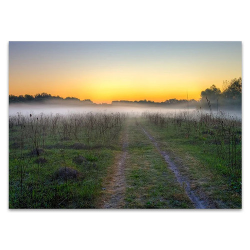 Morning Mist Print on Canvas | Landscape Photography