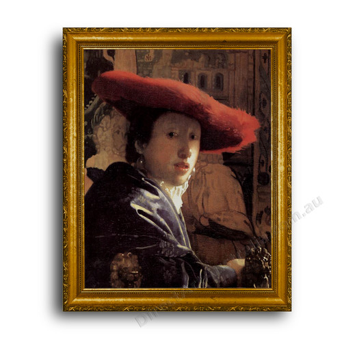 Jan Vermeer | The Girl with the Red Hat - Direct Art Australia