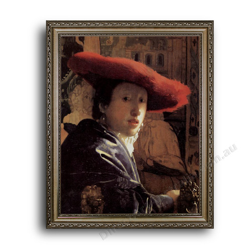 Jan Vermeer | The Girl with the Red Hat - Direct Art Australia