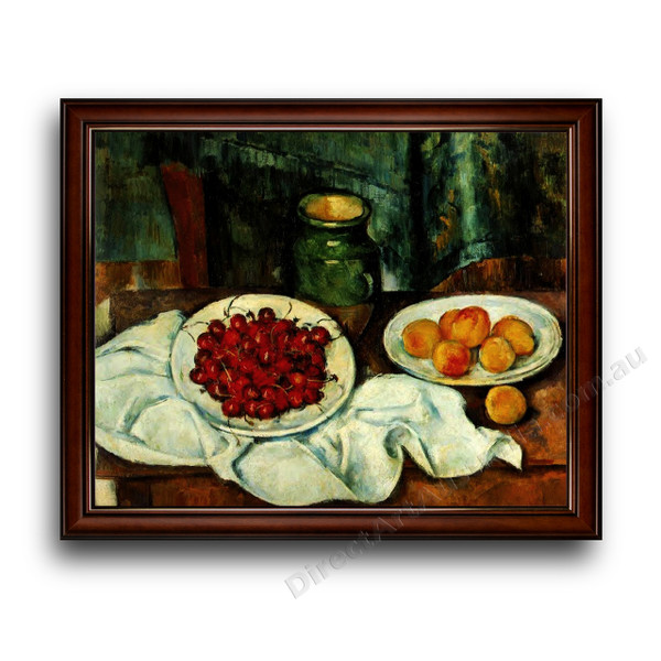 Paul Cezanne | Still life Plate of Cherries - Direct Art