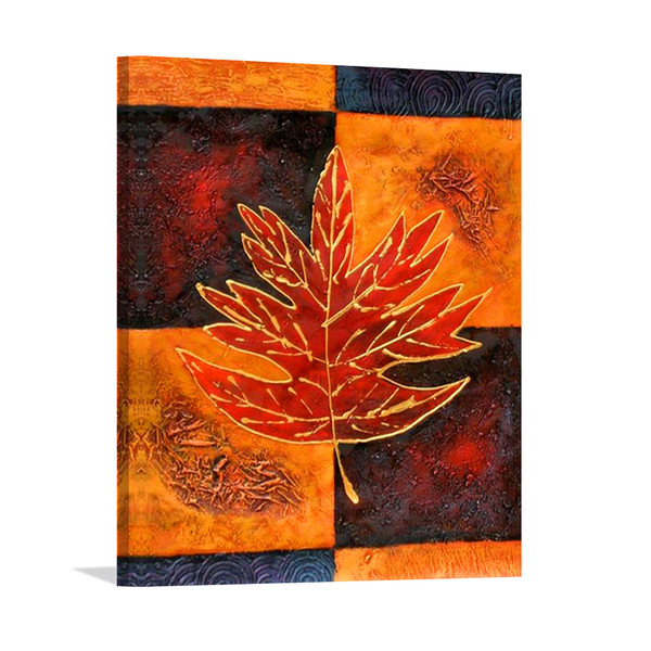 Buy Maple Leaf Paintings Wall Art for Minimalist Themed Spaces