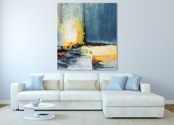 Forest Campfire | Abstract Art Prints And Canvas For Sale