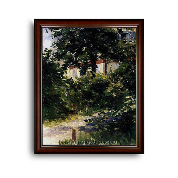 Manet | Garden Path in Rueil - Direct Art Australia