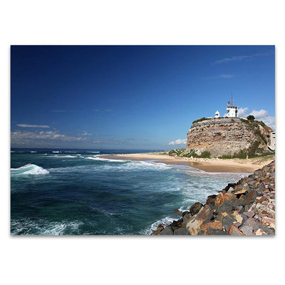 Newcastle Australia Nobbys Lighthouse Canvas Print