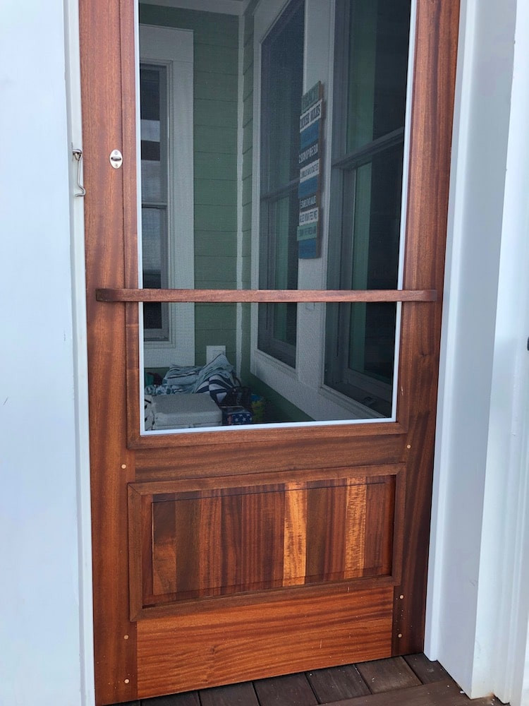 Premium Series: Raised Panel 3/4 View Screen Door