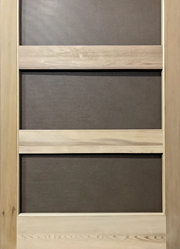 Farmhouse Style Screen Doors - Double Rail Screen Door | Wooden Screen ...