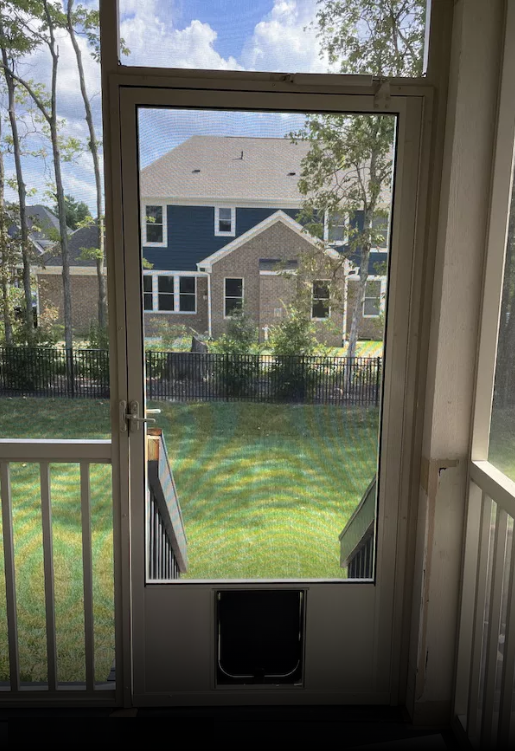 Hinged Aluminum Screen Doors - Full View Screen Door | Montana Screen Doors