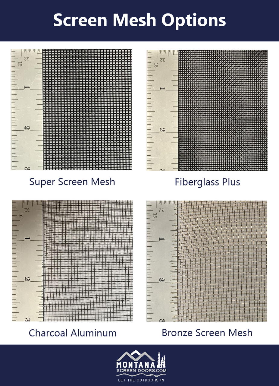 Traditional Screen Door - 2/3 Lite