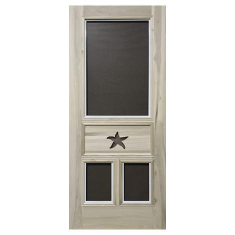 Cape Cod Screen Doors - Starfish Screen Door | Wooden Screen Doors