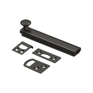 Wood Screen Door Slide Bolt - 4" Bolt | Screen Door Hardware