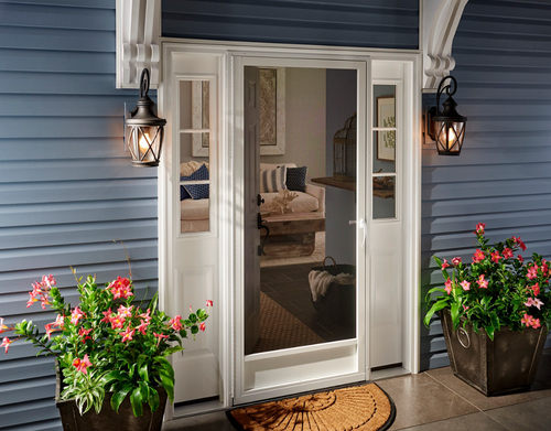 Hinged Aluminum Screen Doors - Full View Screen Door | Montana Screen Doors