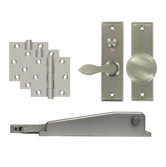 Wood Screen Door Hardware Kit- Oil Rubbed Bronze Hardware | Wooden ...