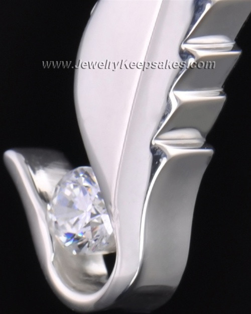 sterling silver flutter of memories for cremains