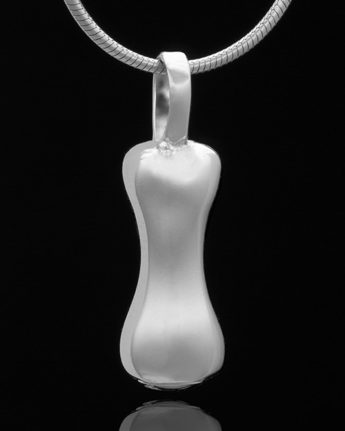 silver tiny bone memorial keepsakes and silver bone pet jewelry