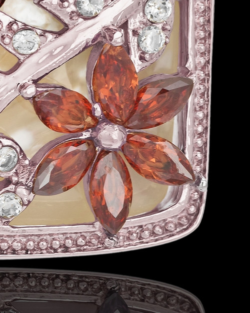 Rose Gold Spring Garden Keepsake Jewelry and flower remembrance charms