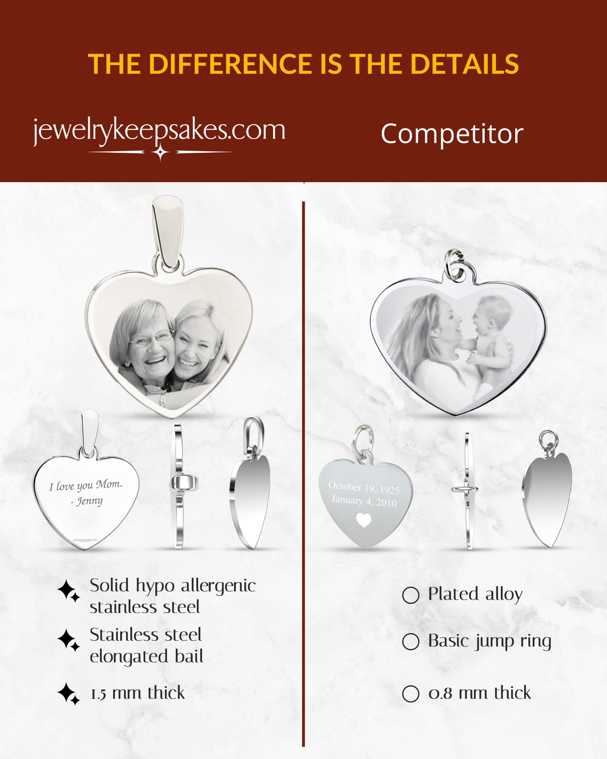 Silver celebration photo engraved wallet card of your loved ones