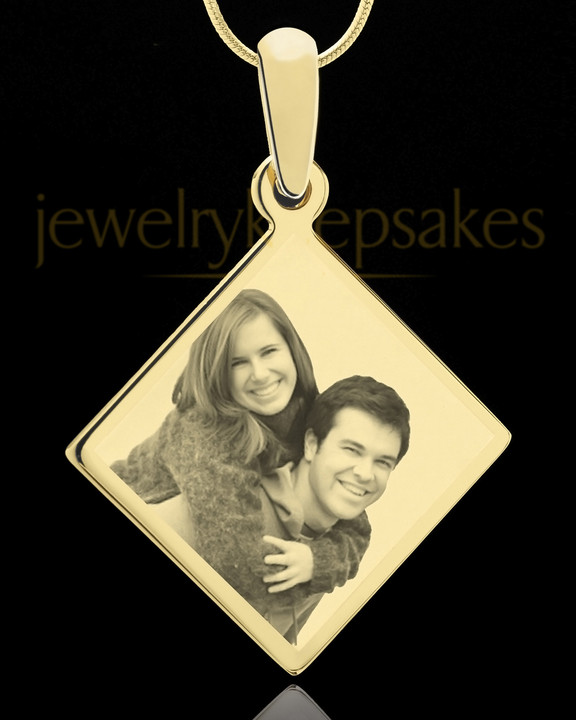 Custom Photo Engraved Pendant Necklace. All Shapes & Sizes