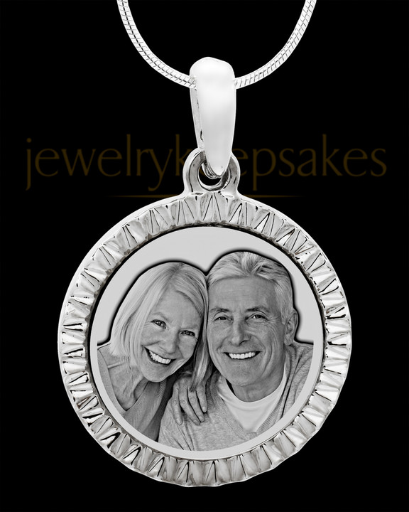 Custom Photo Engraved Pendant Necklace. All Shapes & Sizes