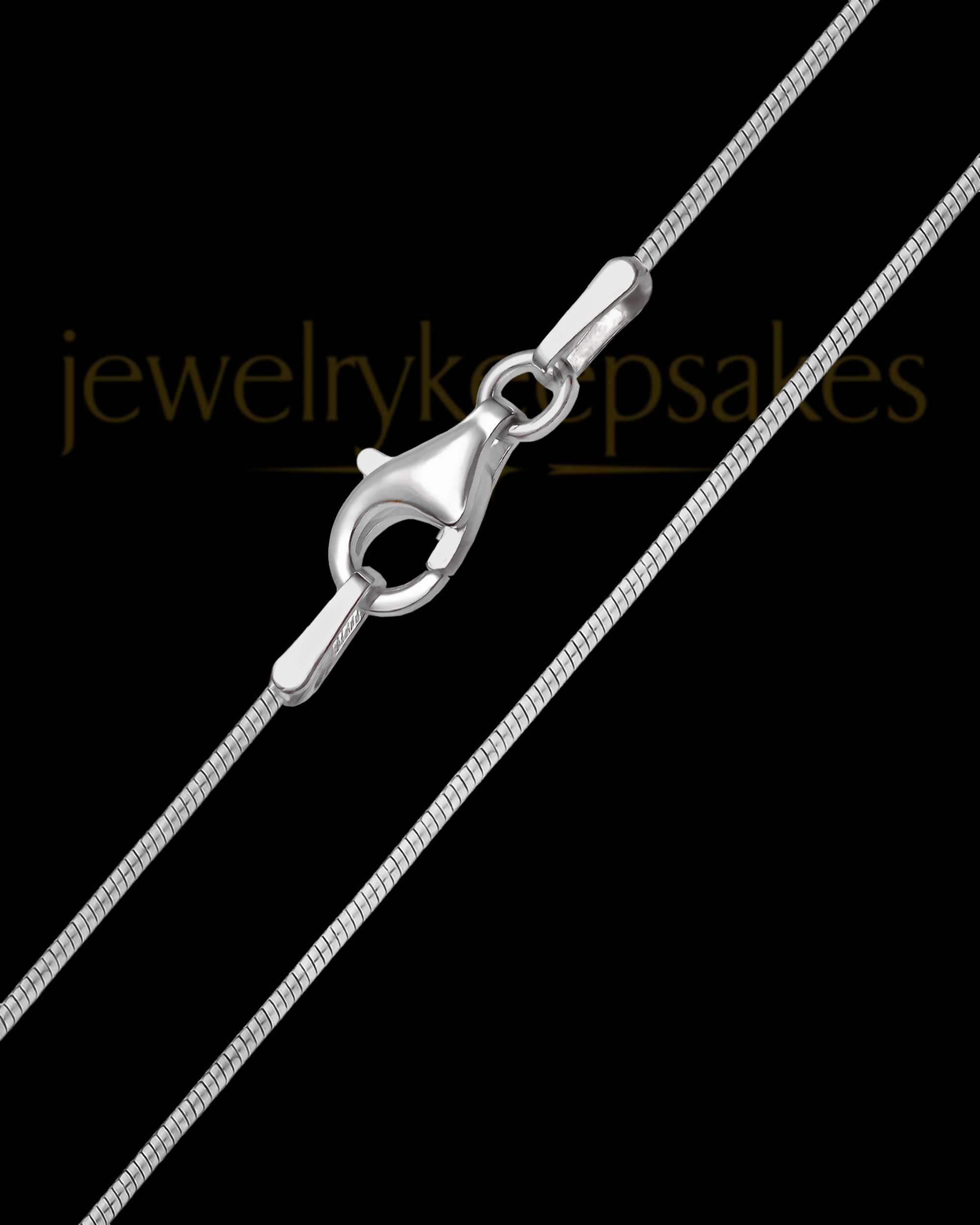 Sterling Silver Premium Snake Chains - JewelryKeepsakes.com