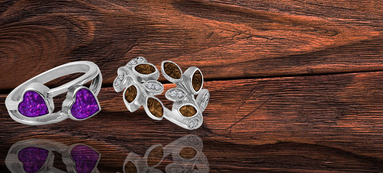 Handcrafted Ash Rings & Ring Jewelry For Ashes Of Loved Ones
