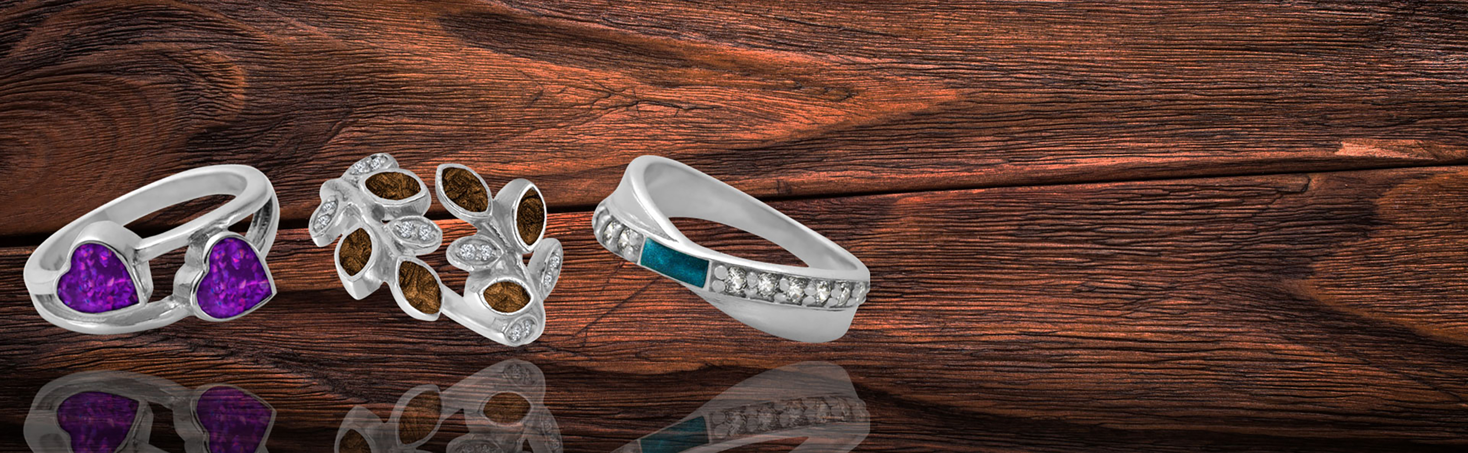 Handcrafted Ash Rings & Ring Jewelry For Ashes Of Loved Ones