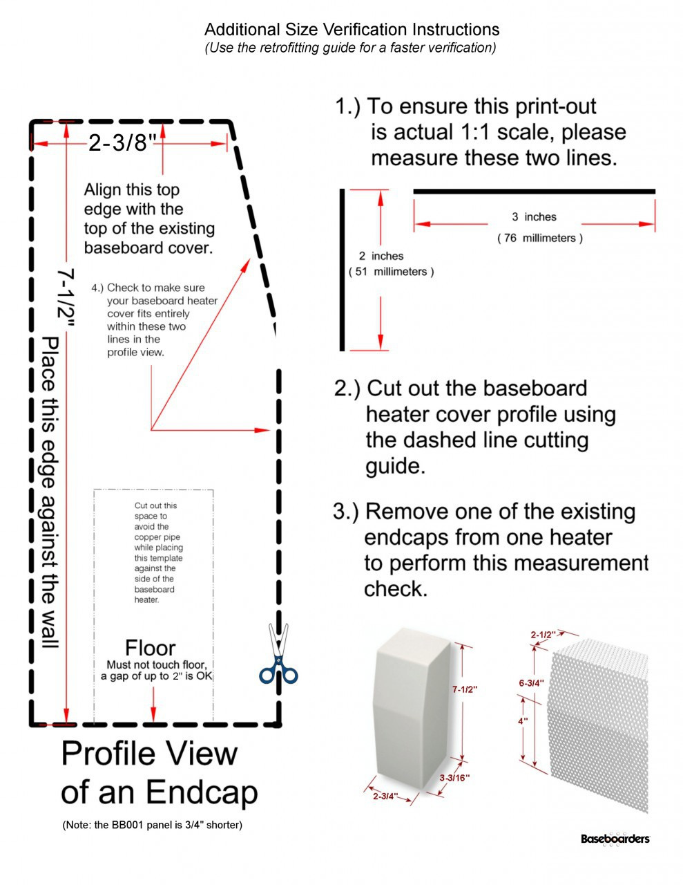 Premium Baseboard Cover 5 ft length | Vent and Cover