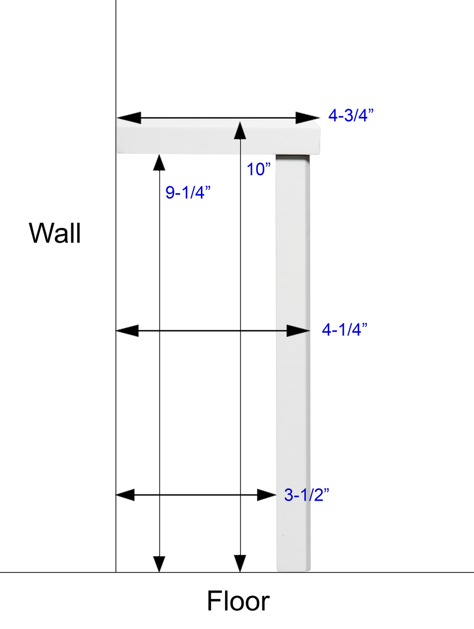 Shaker Style 2 ft. Wood Baseboard Cover Kit | Vent and Cover