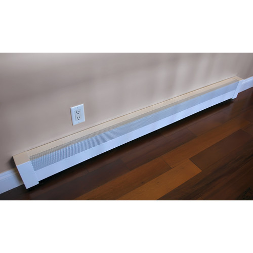 Baseboarders® Basic Baseboard Cover 4 ft length | Vent and Cover