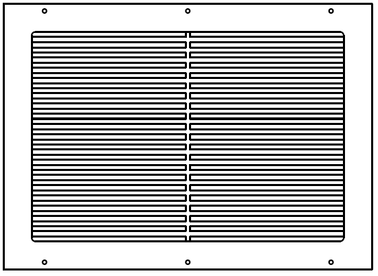 Pro-Linear White Access Panel - 46.5" x 27.125" opening size (49" x 29. ...