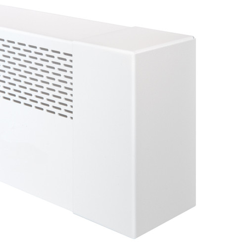 Premium Baseboard Cover Right Closed Endcap | Vent and Cover